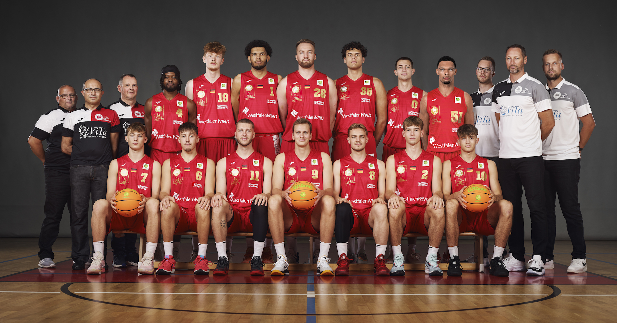 Mannschaft - Gartenzaun24 Baskets Paderborn